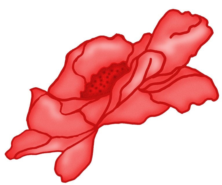 Red Hat Society Digital Scrapbook Kit - Etsy