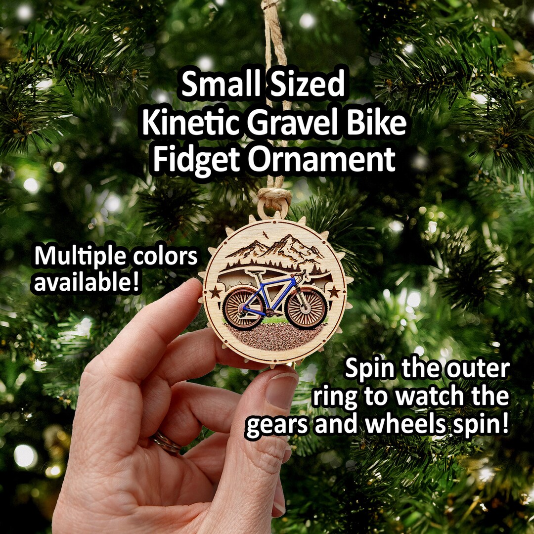 Small Kinetic Gravel Bike Fidget Ornament / Miniature Cyclocross ...