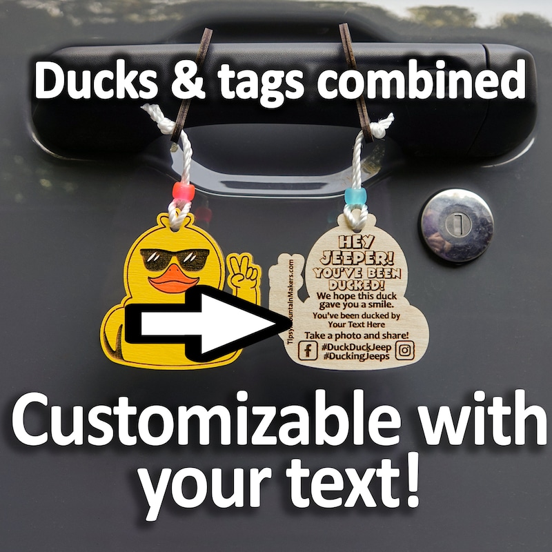Duck Duck Jeep Tags - Etsy