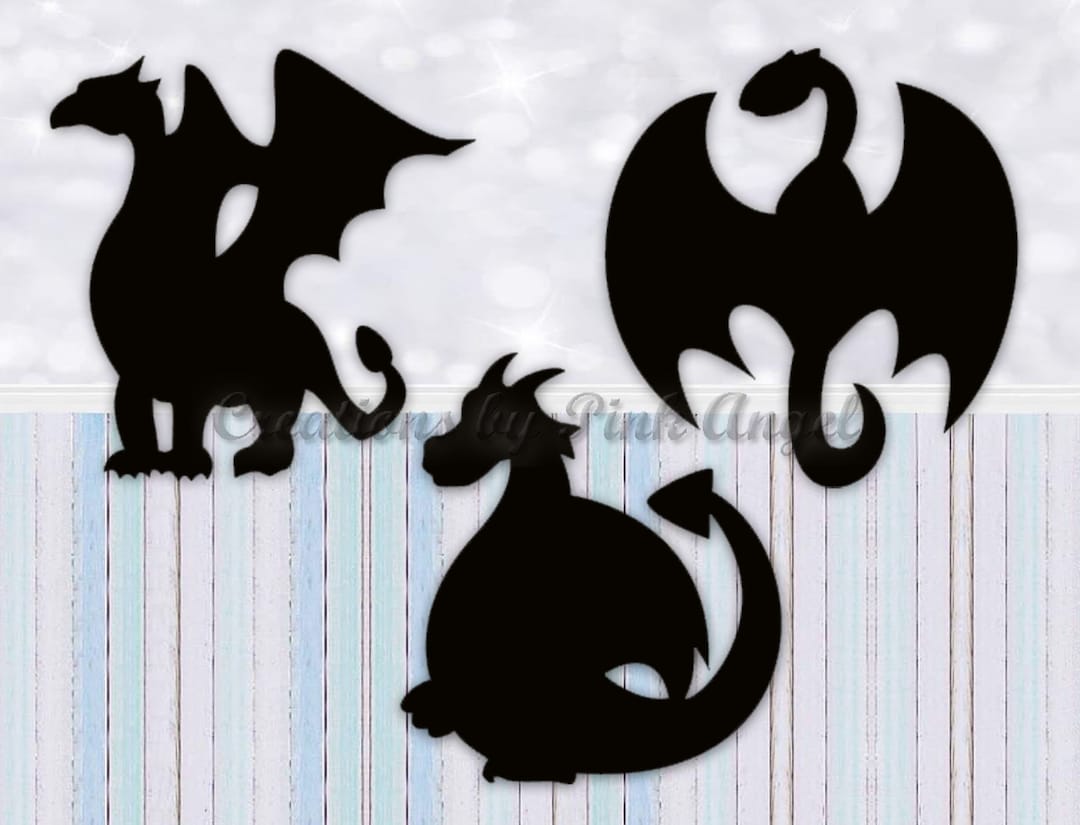 12 Dragon Cardstock Cutouts, Die Cuts, Cut Outs, Paper Punches, Knights ...
