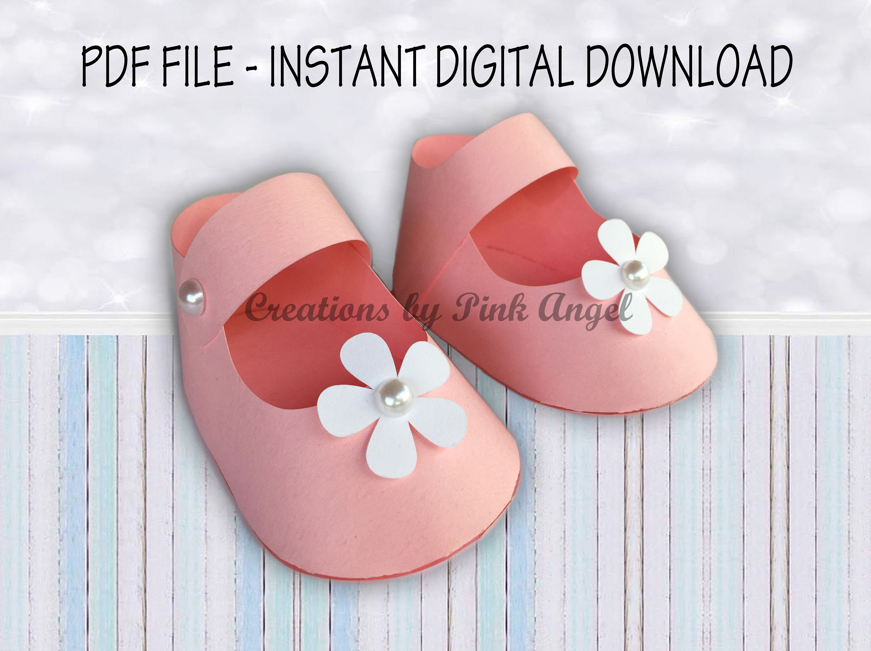 Paper Baby Shoe Pattern