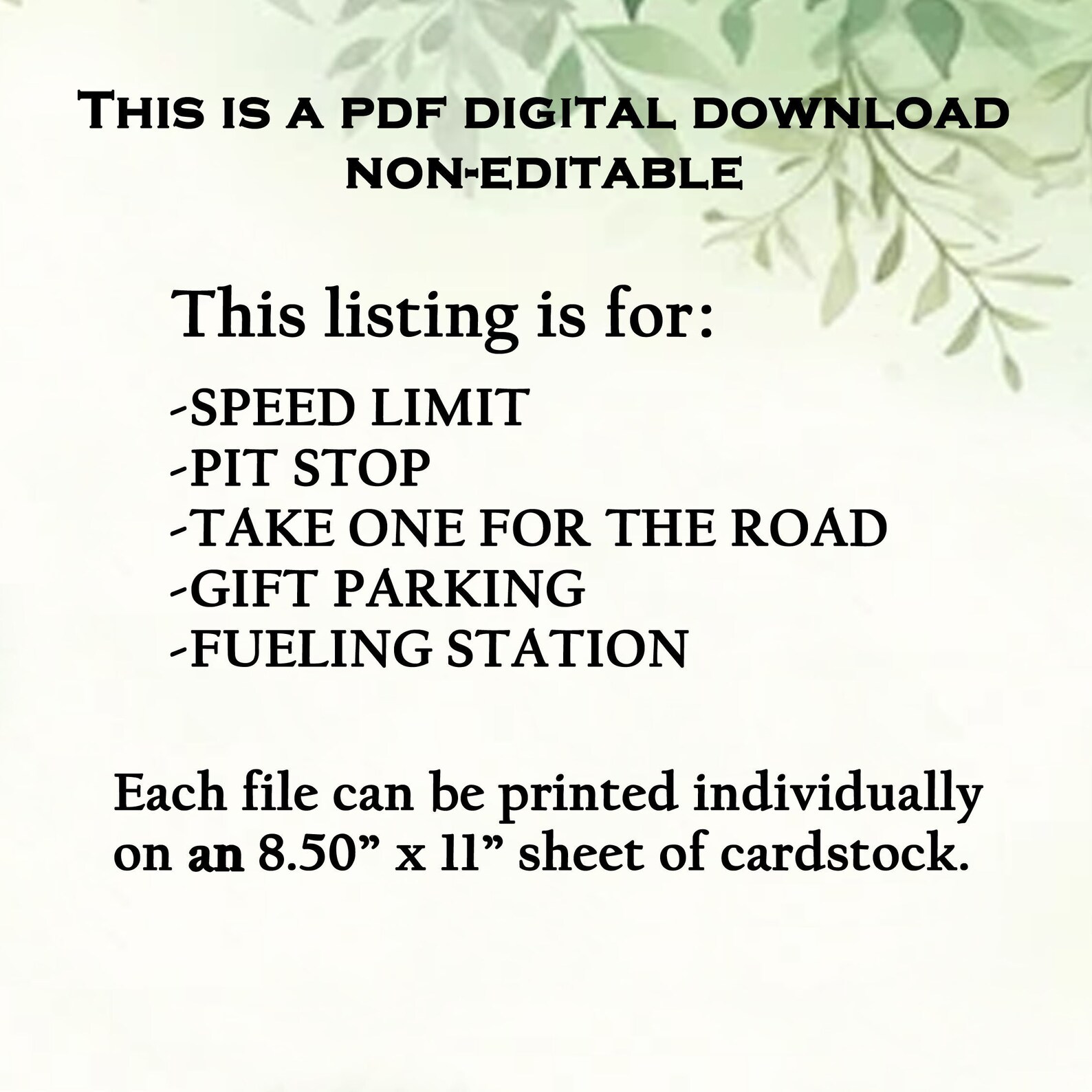 Speed Limit 3 Race Car Birthday, Pit Stop, Fueling Station PDF DIGITAL ...