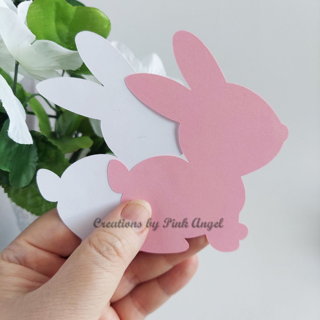 Bunny Cutouts for Some Bunny is One Party Decorations, Rabbit Cutouts ...
