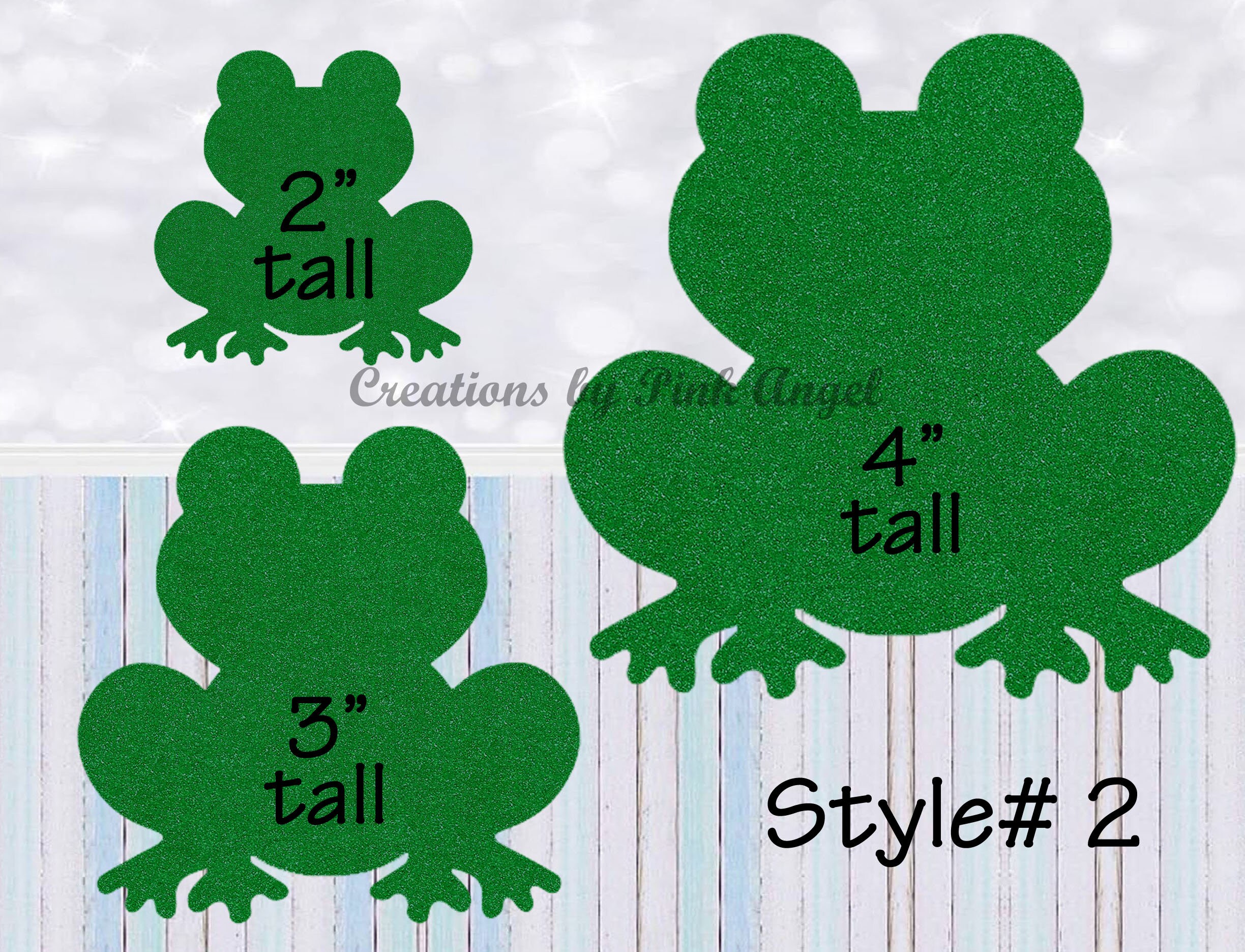 9 12PCS Frog Cutouts Frog Paper Cut Outs Green Frog Paper | Etsy