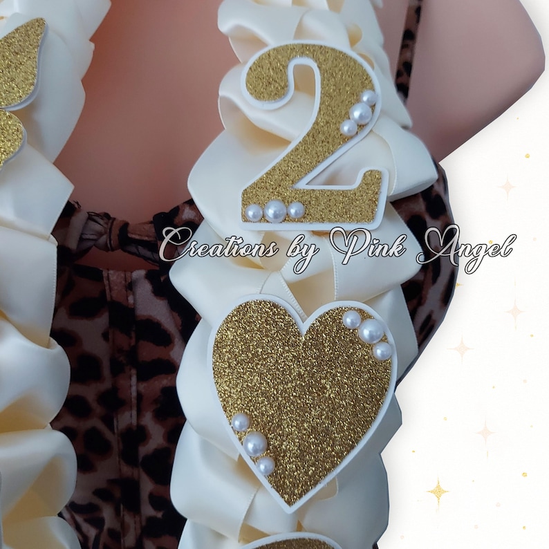 Graduation Lei Class of 2026, Satin Ribbon Lei With Bear, Bows and ...