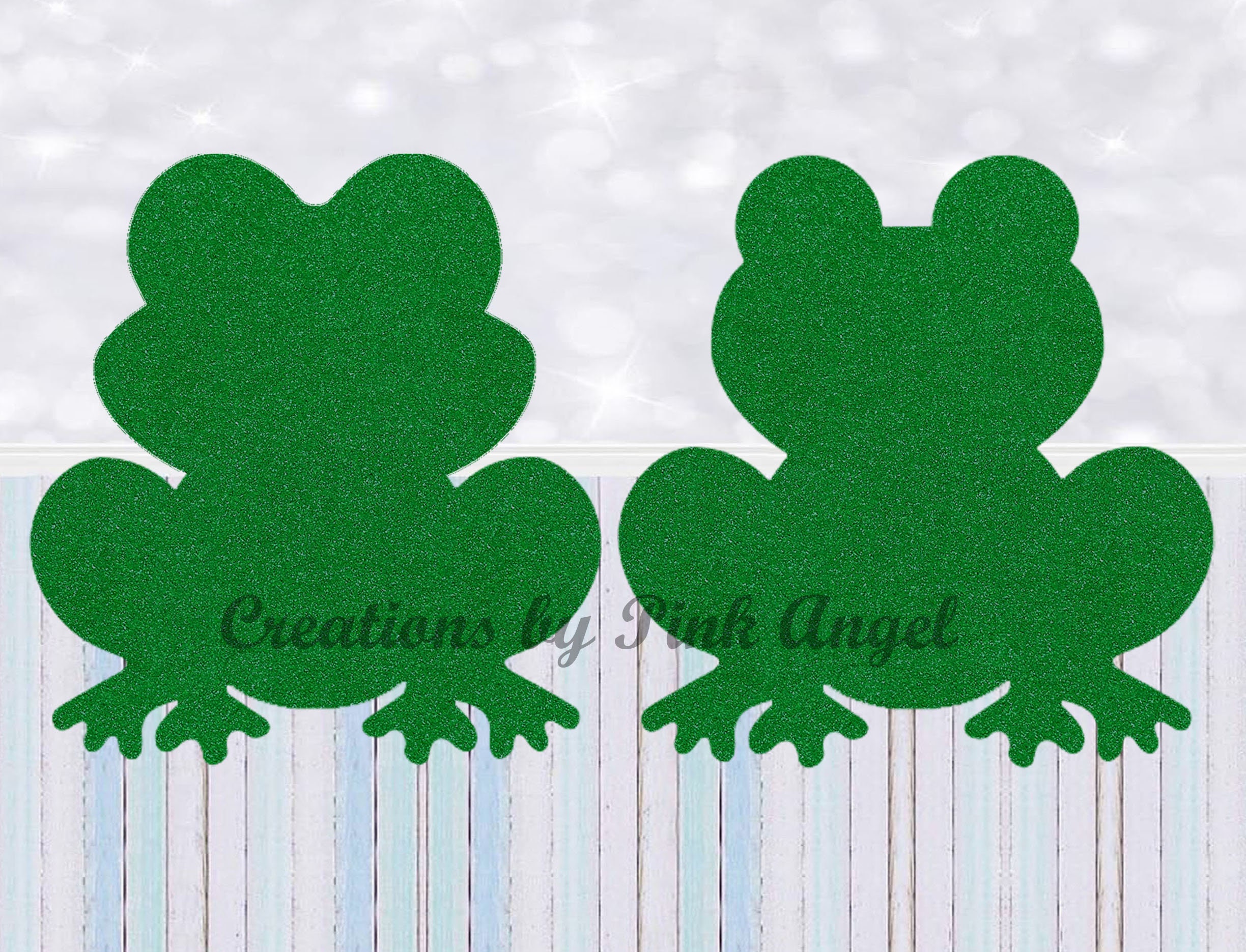 9 12PCS Frog Cutouts Frog Paper Cut Outs Green Frog Paper | Etsy