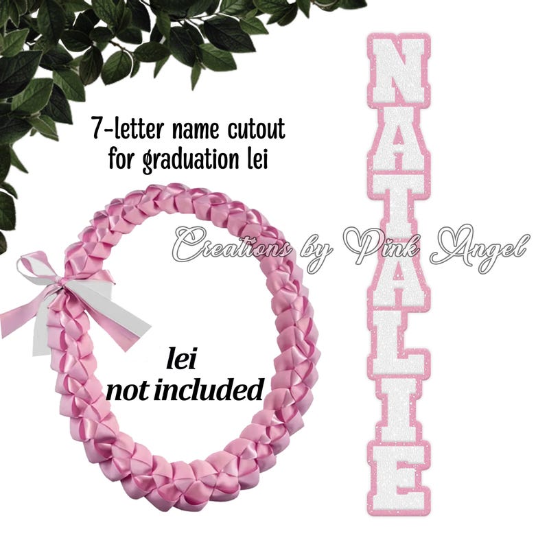 Lei Letter Cutout - Etsy