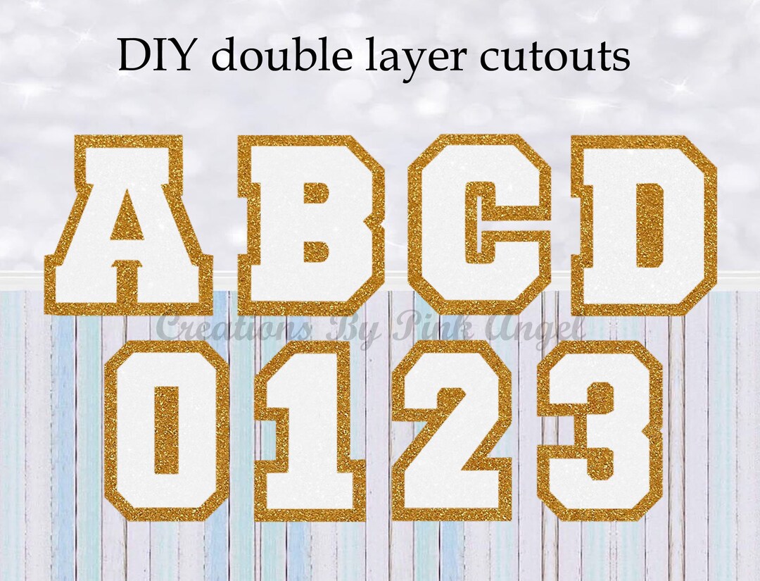 Custom Made Letter or Number Cutouts DIY Projects, Alphabet Letters ...