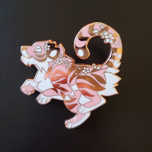 Boom Tiger Enamel Pin - Etsy