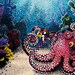 Fine Art Print of Pointillism Illustration: Whale Shark Profile by ...
