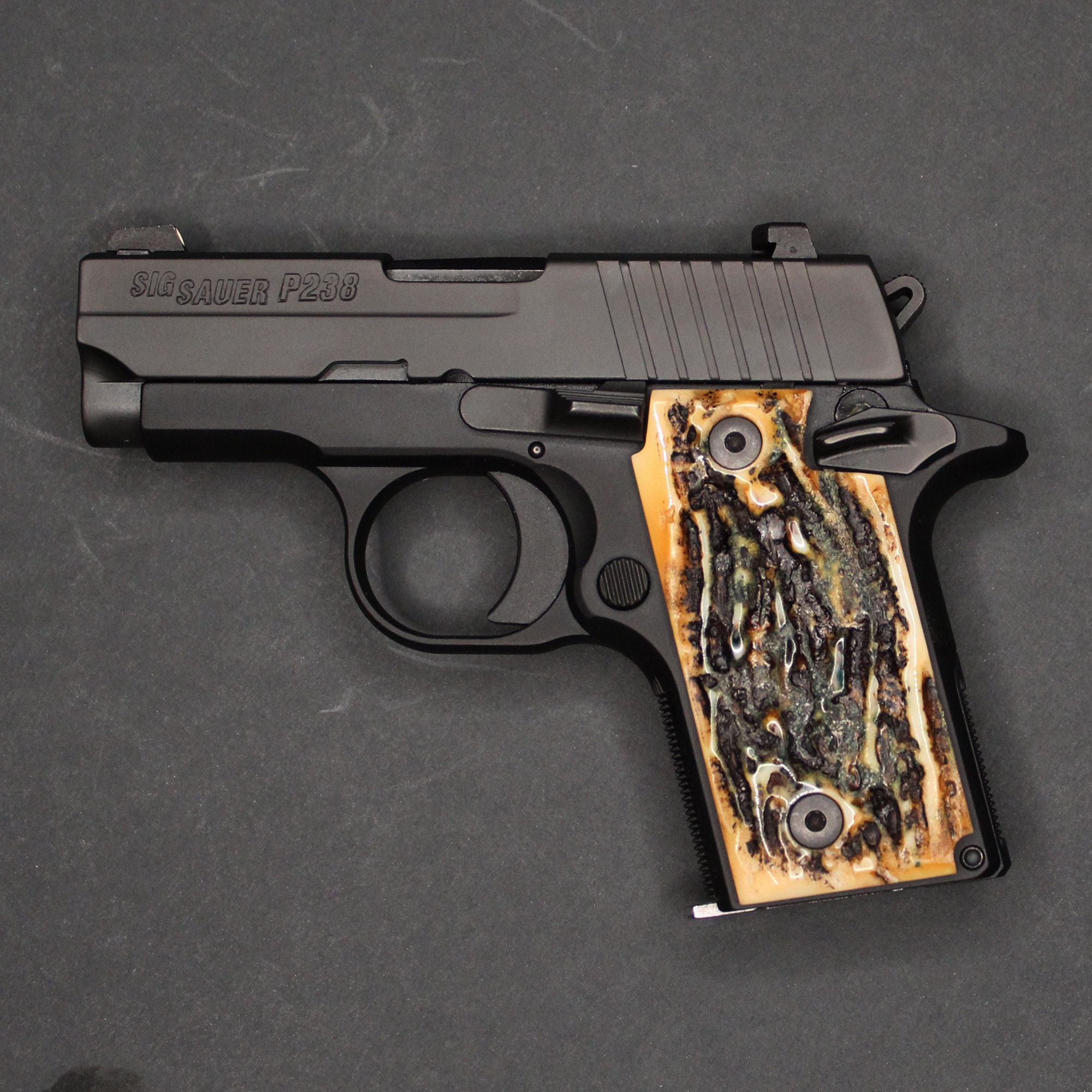 DURAGRIPS Sig P238 380 Polished Grips Faux Stag | Etsy