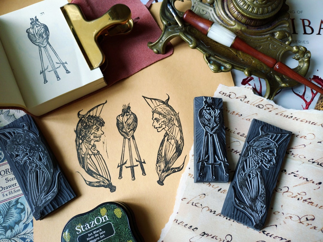 Hannibal - Three of Swords Stamp Trio - Etsy