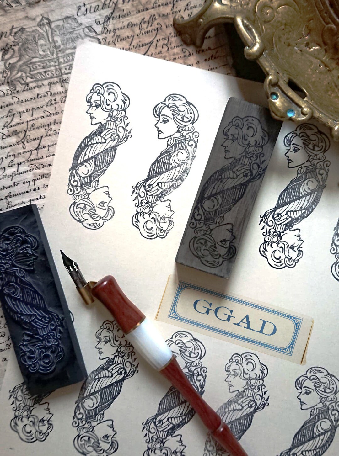 Gellert Grindelwald X Albus Dumbledore STAMP - Etsy