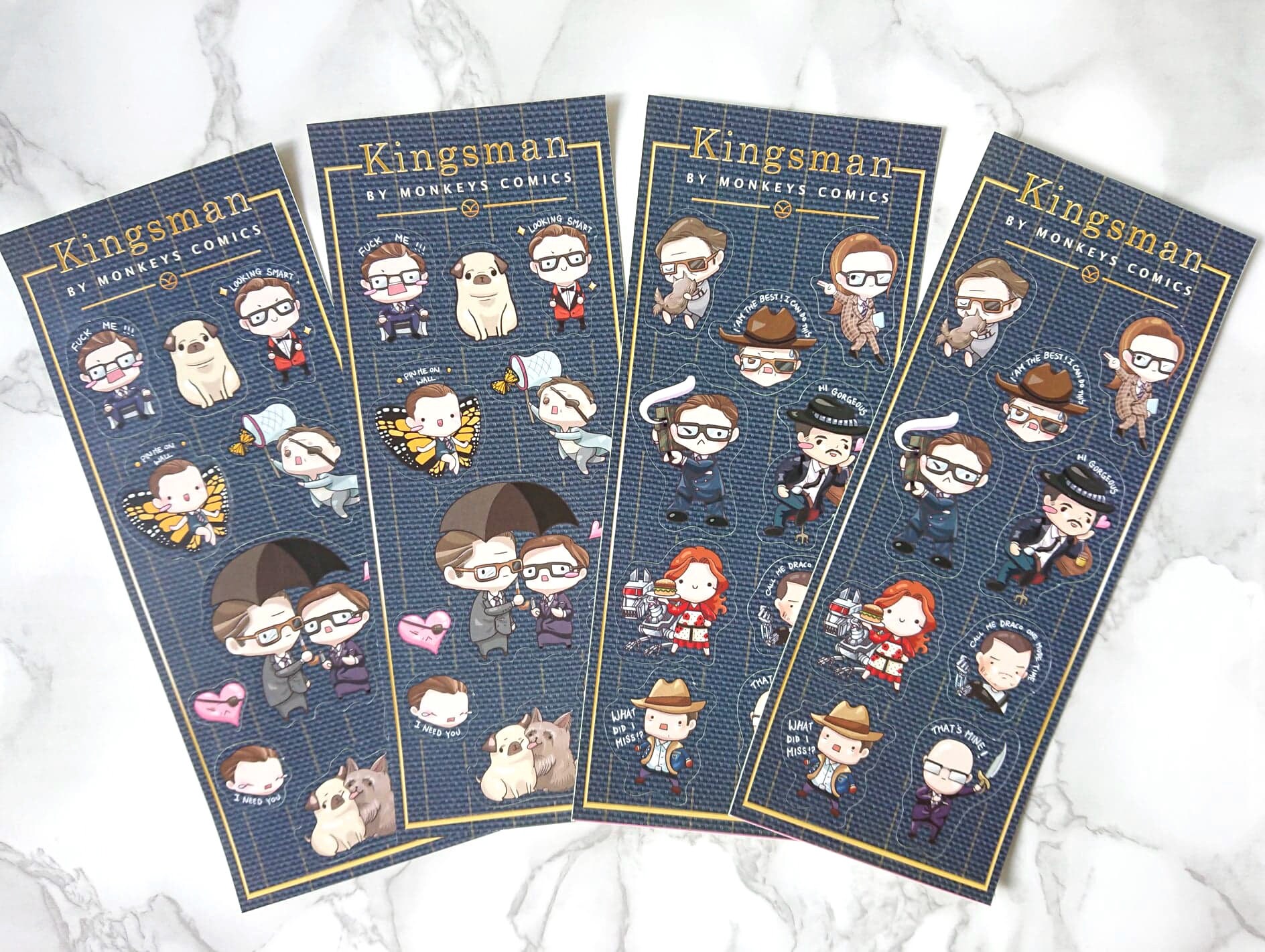 NEW Fan Kingsman Sticker From the Golden Circle | Etsy