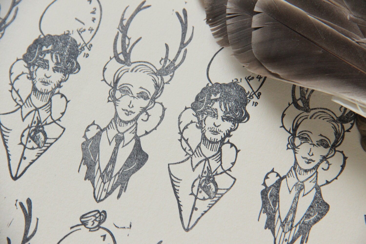Hannibal Lecter and Will Graham Stamps (mads Mikkelsen, Hugh Dancy ...