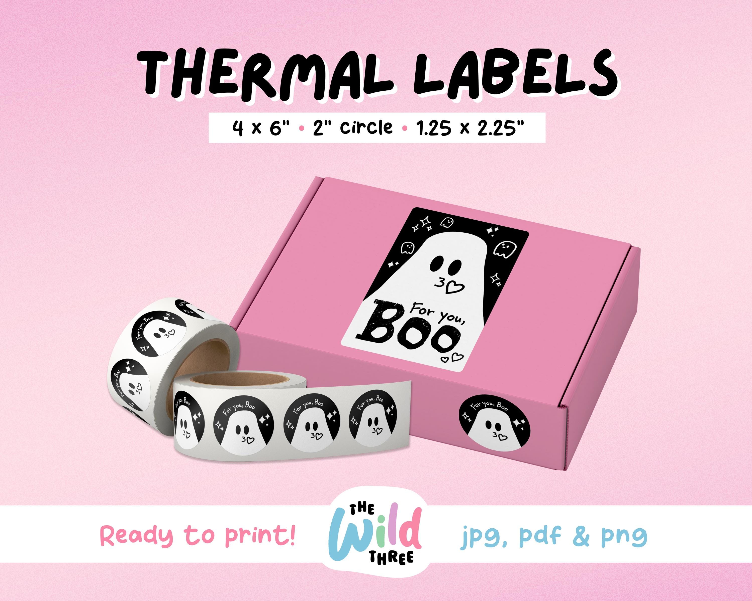 FOR YOU BOO Thermal Printer Labels for Rollo, Munbyn or Epson, Box ...