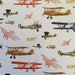 Airplane Wrapping Paper. Flying Airplane Folded Wrapping Paper. Vintage ...