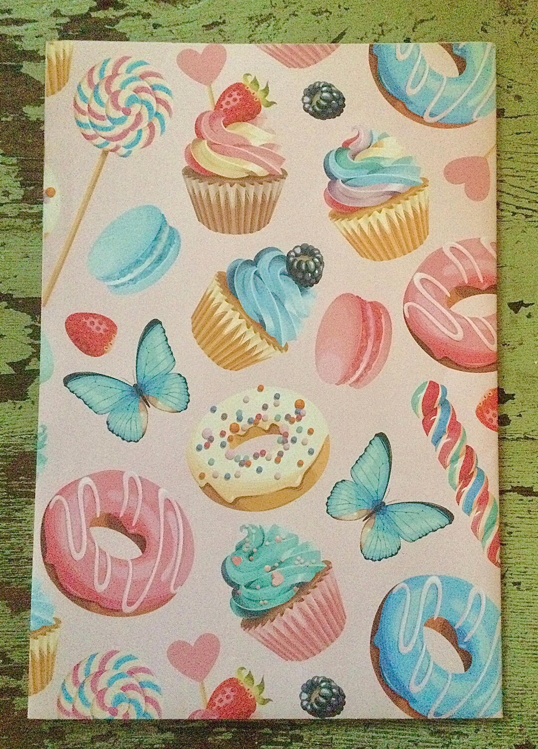 Donut Gift Wrapping Paper. Macaroon Gift Wrap. Cupcake Gift Wrap ...
