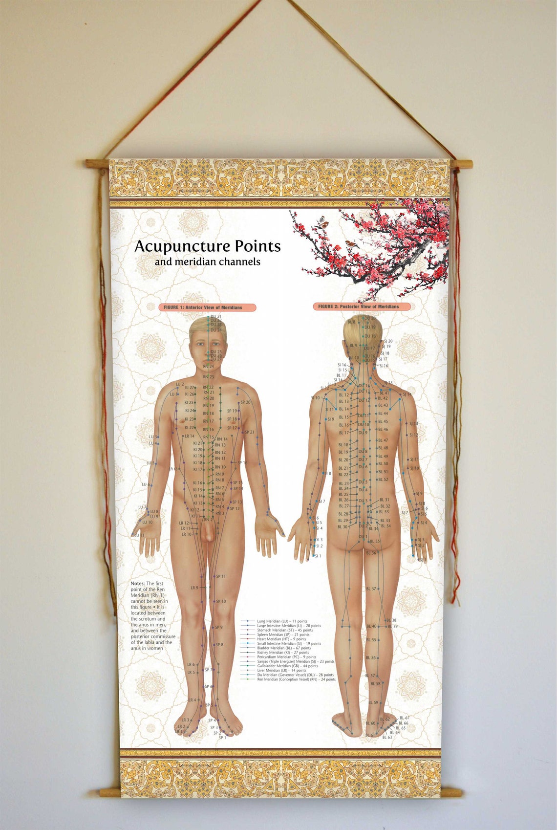 Acupuncture Poster Acupuncture Chart Acupuncture Art - Etsy