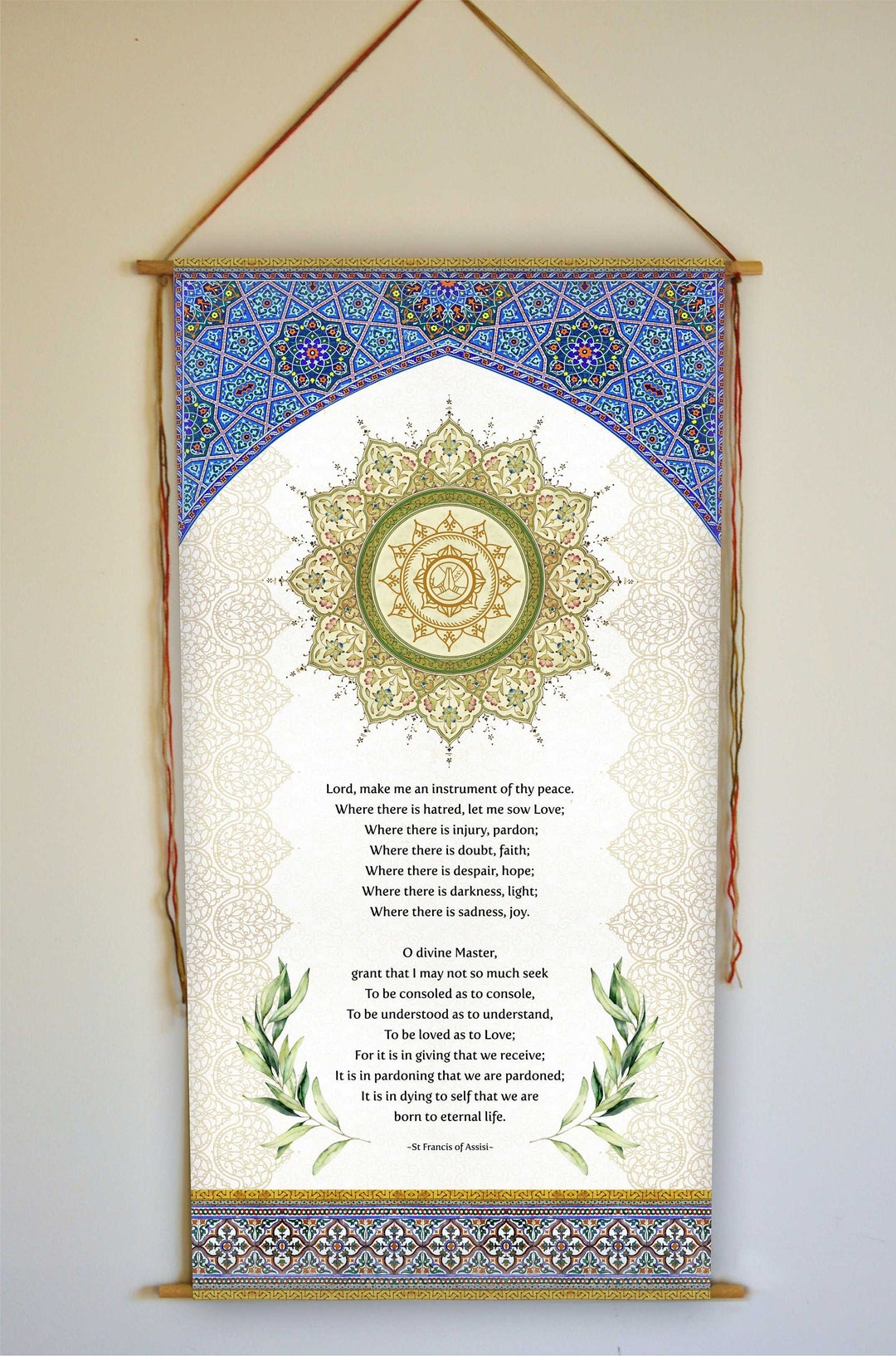 St Francis of Assisi Prayer, Peace Prayer of St Francis of Assisi ...