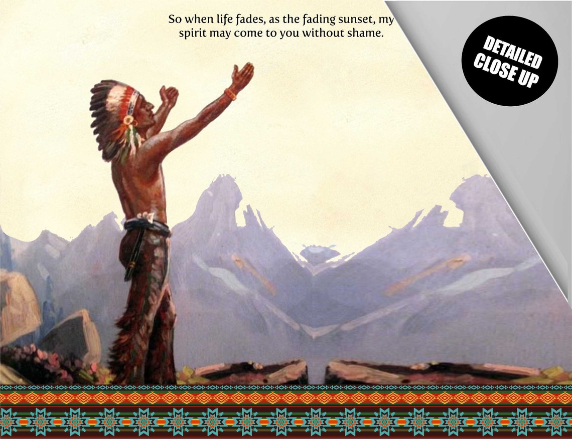 Oh Great Spirit Native American Prayer John Yellow Lark - Etsy