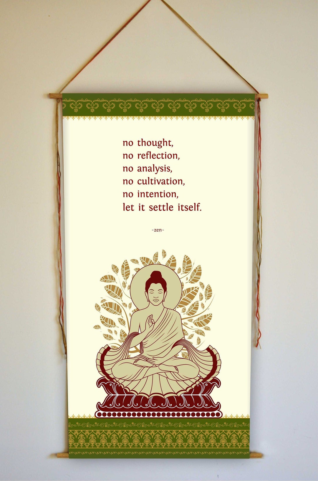 Buddha Wall Art - Trust - Let Go - Relax - Surrender to Life - Wall ...