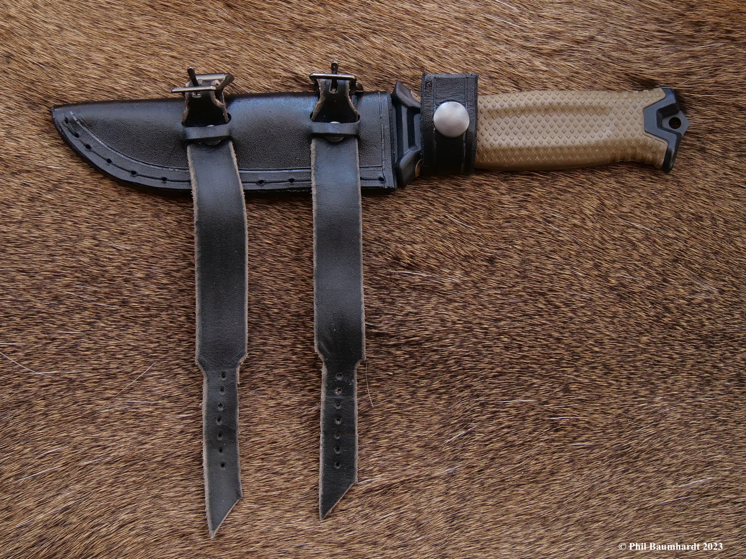Handmade Leather Scout Carry Sheath for Gerber Strongarm Knife - Etsy