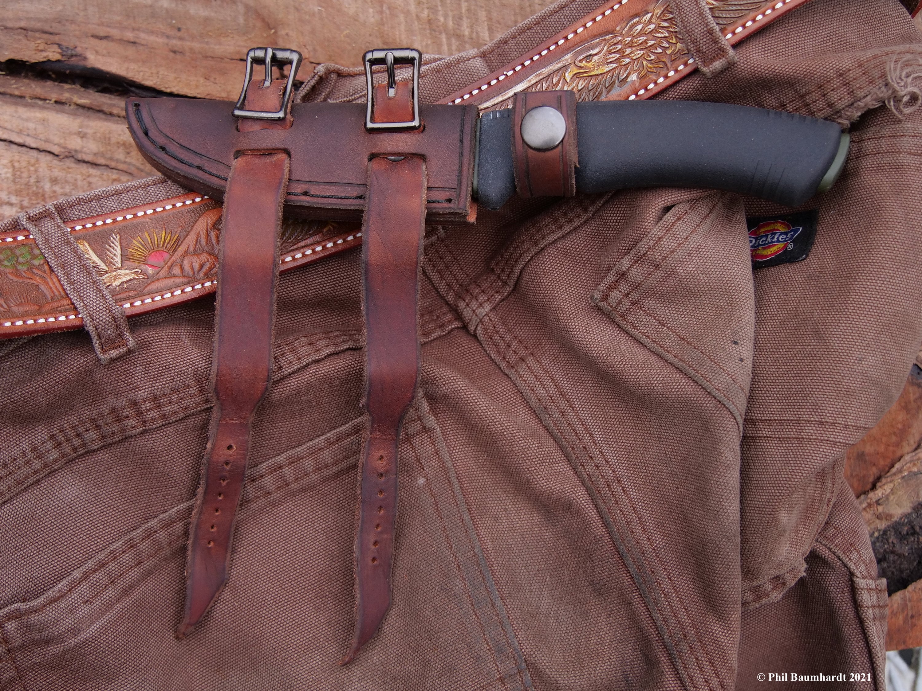 Horizontal scout Carry Sheath for Mora Bushcraft - Etsy