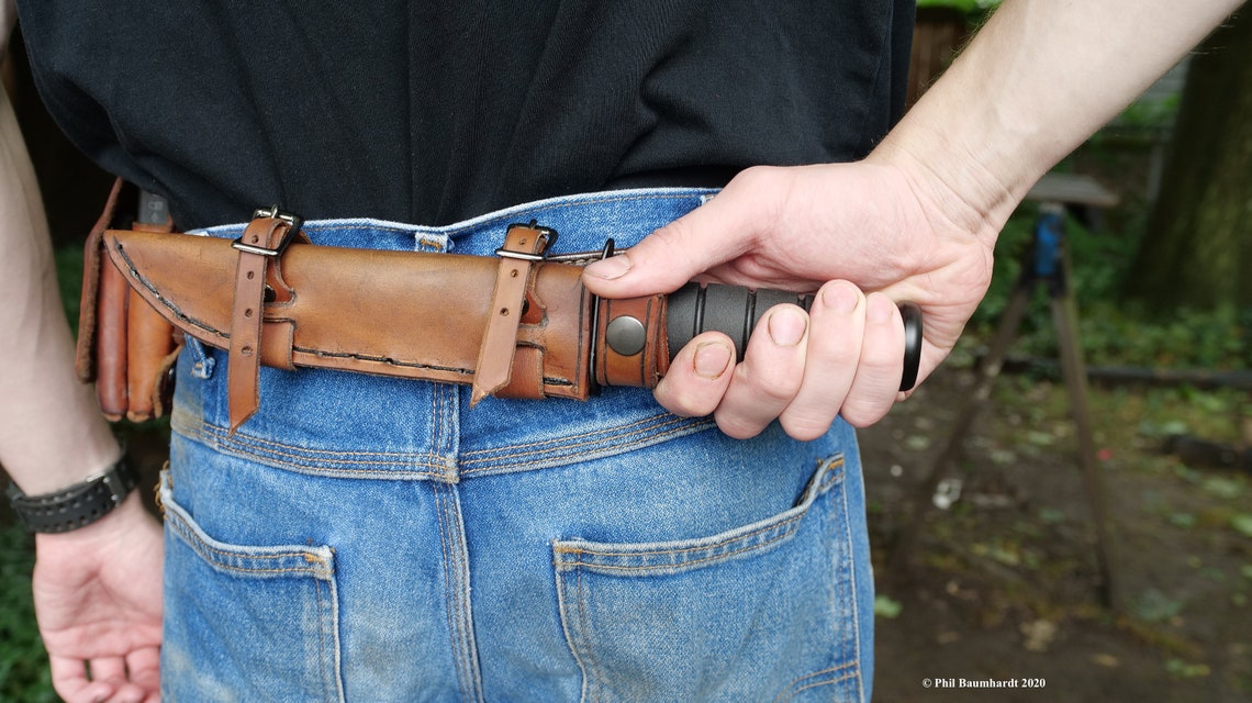 Scout Carry/cross Draw Sheath for 7 KA-BAR Marine - Etsy