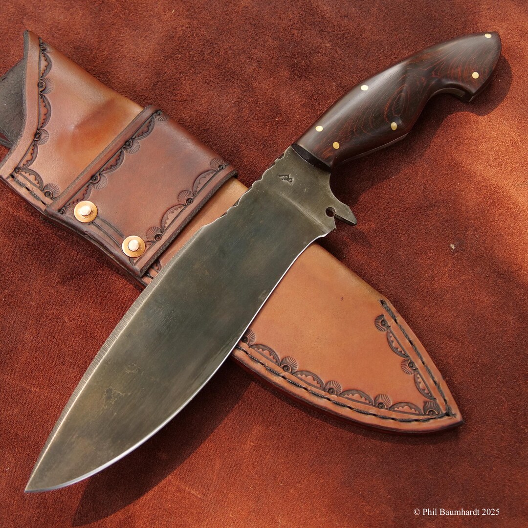 Tercio Matador; Full-tang 7" Fixed Blade W/ Ironwood Grips and Leather ...