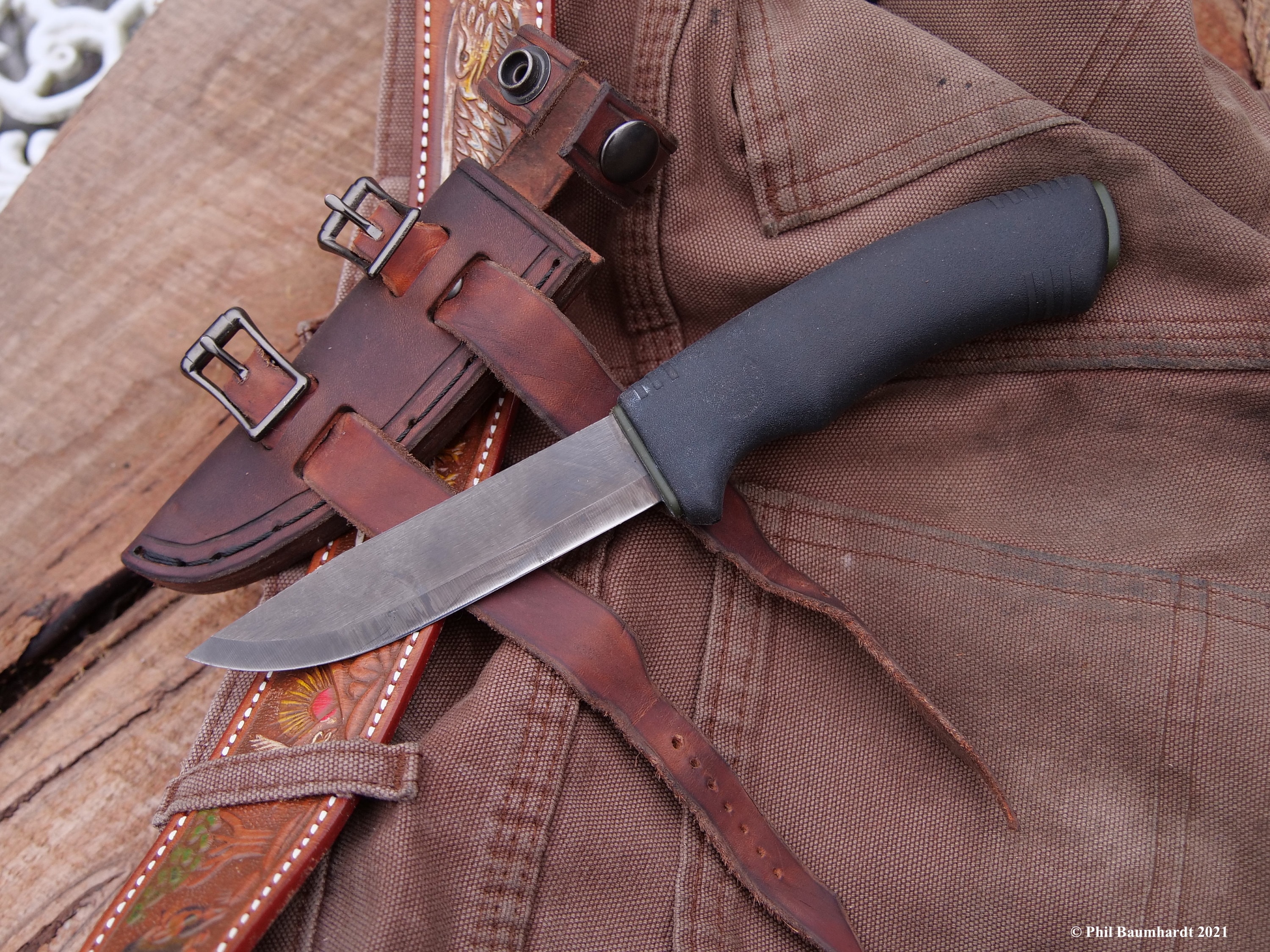 Horizontal scout Carry Sheath for Mora Bushcraft - Etsy