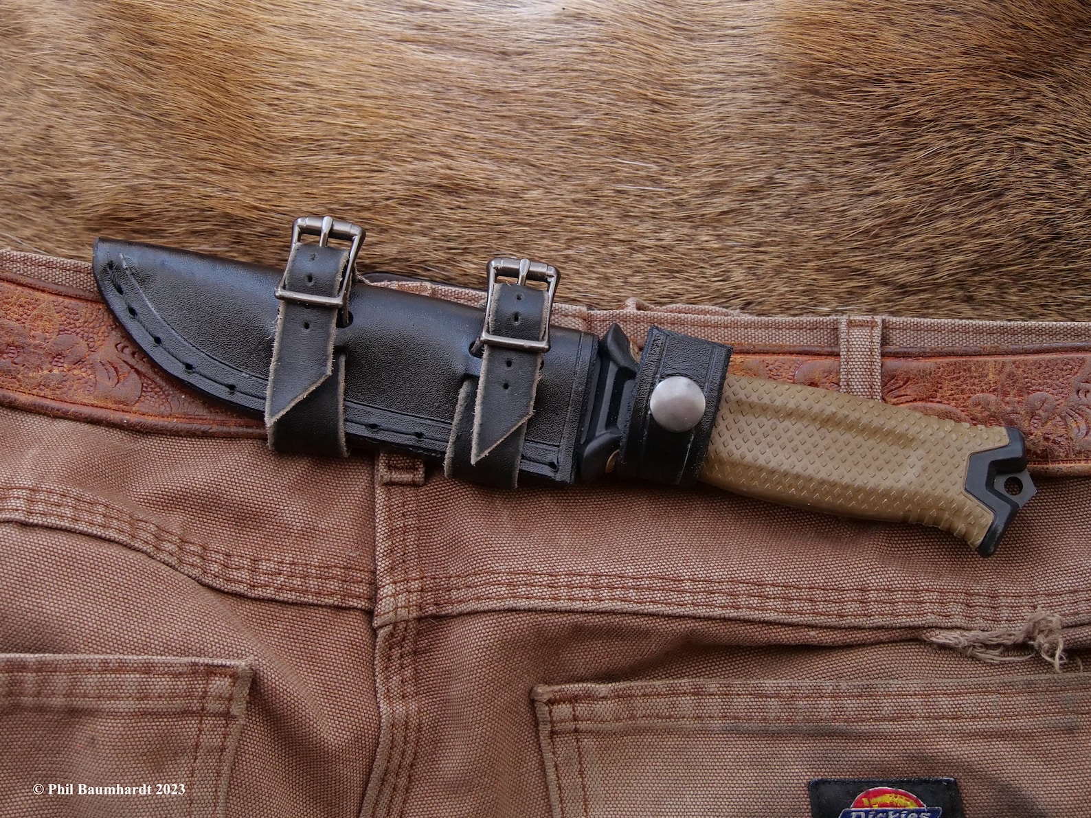 Handmade Leather Scout Carry Sheath for Gerber Strongarm Knife - Etsy