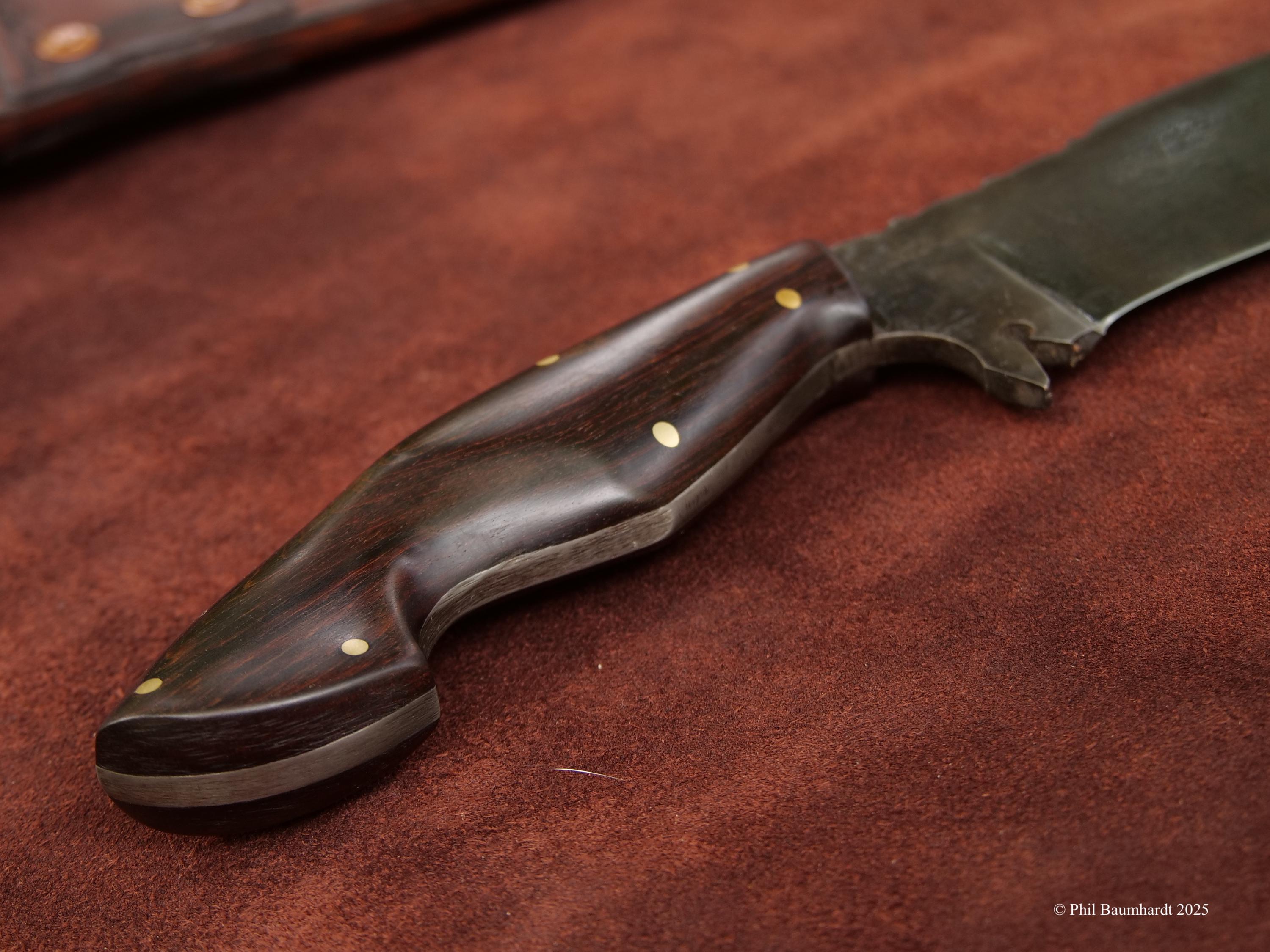 Tercio Matador; Full-tang 7" Fixed Blade W/ Ironwood Grips and Leather ...