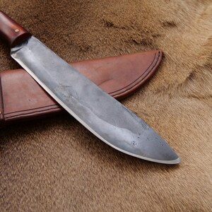 Bushcraft Bolo Knife, Hand-forged and USA Made by Blackheart Forge ...
