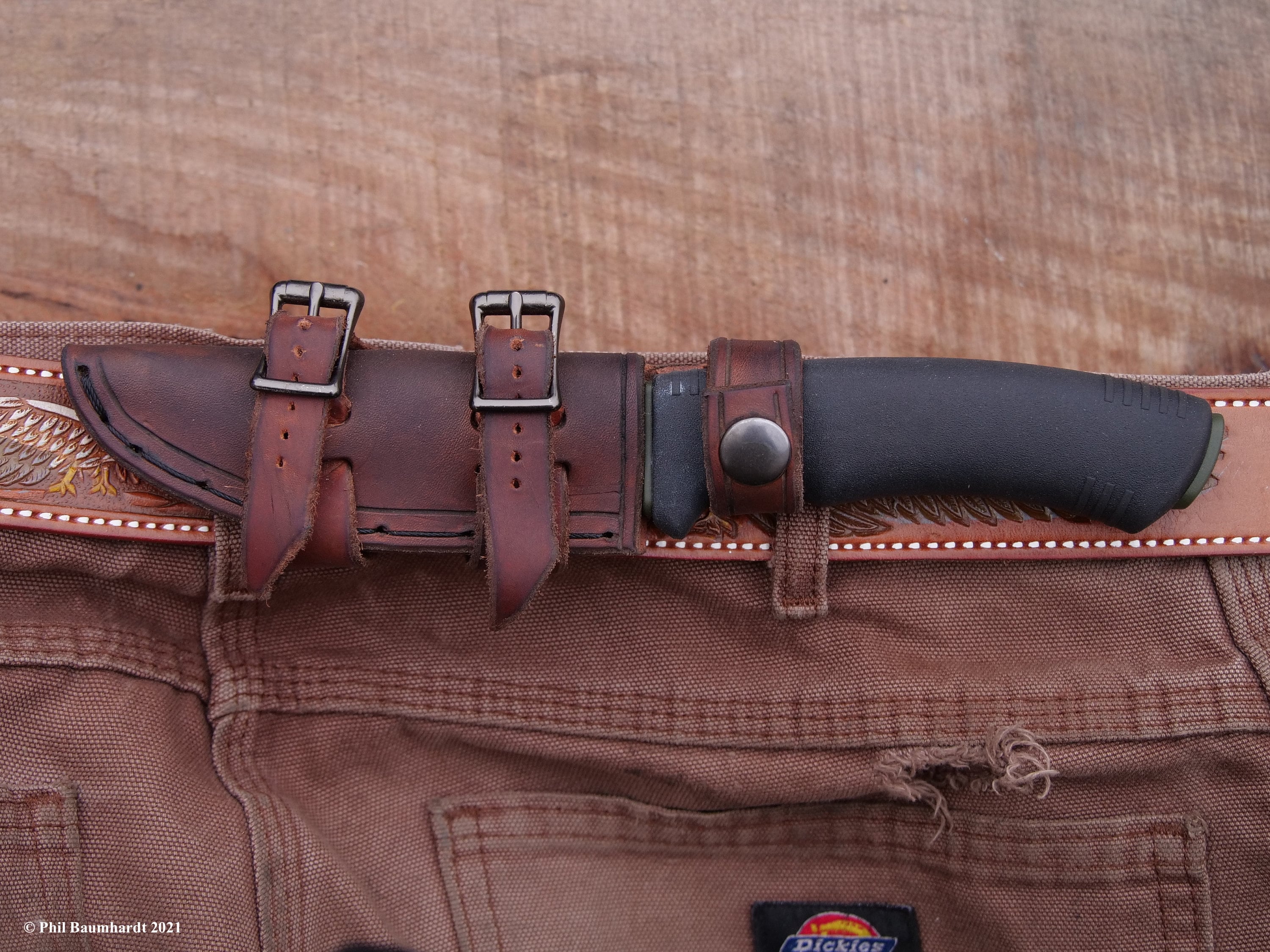 Horizontal scout Carry Sheath for Mora Bushcraft - Etsy