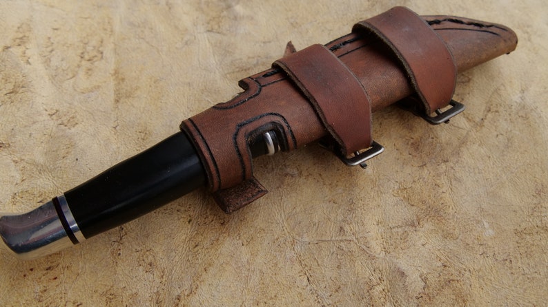 Horizontal Sheath for Buck 102; Cross Draw or Scout Carry, Genuine ...
