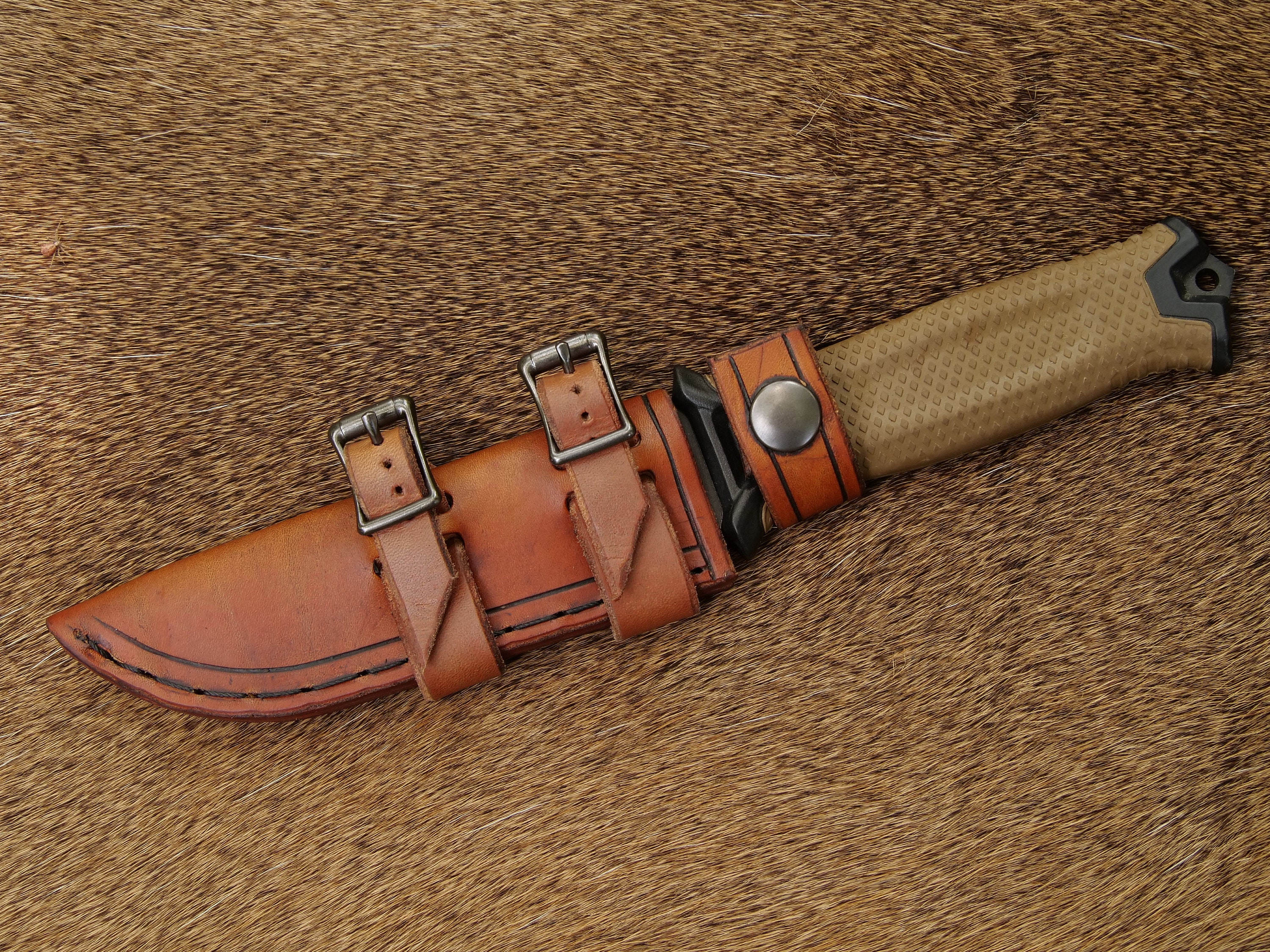 Handmade Leather Scout Carry Sheath for Gerber Strongarm Knife - Etsy