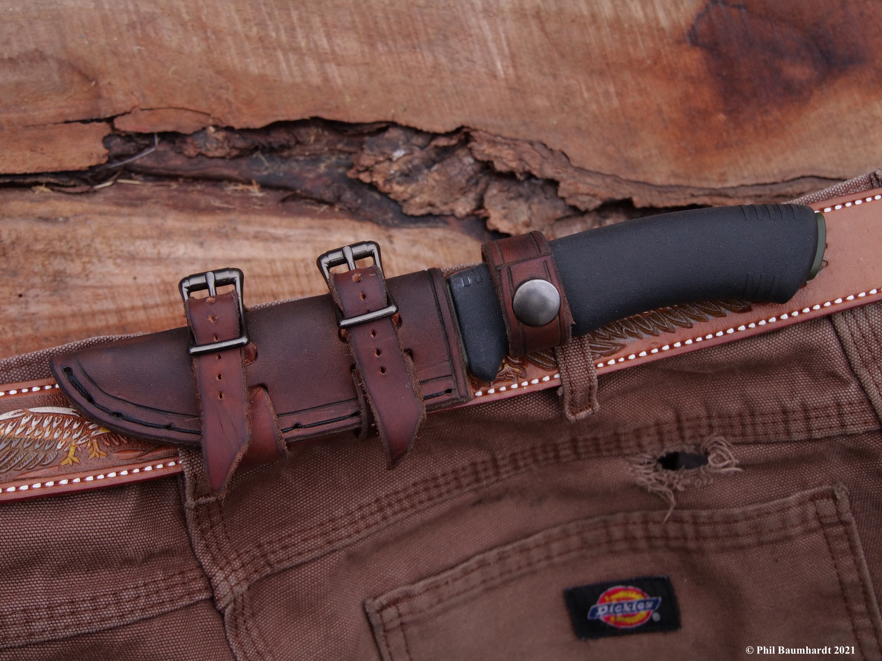 Horizontal scout Carry Sheath for Mora Bushcraft - Etsy