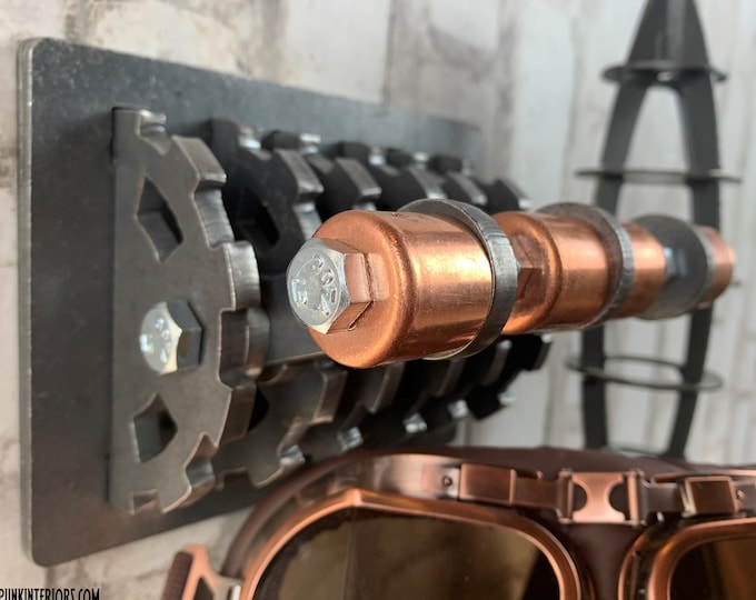 Triple-gang Gear Light Switch Cover With Lever and Copper - Etsy