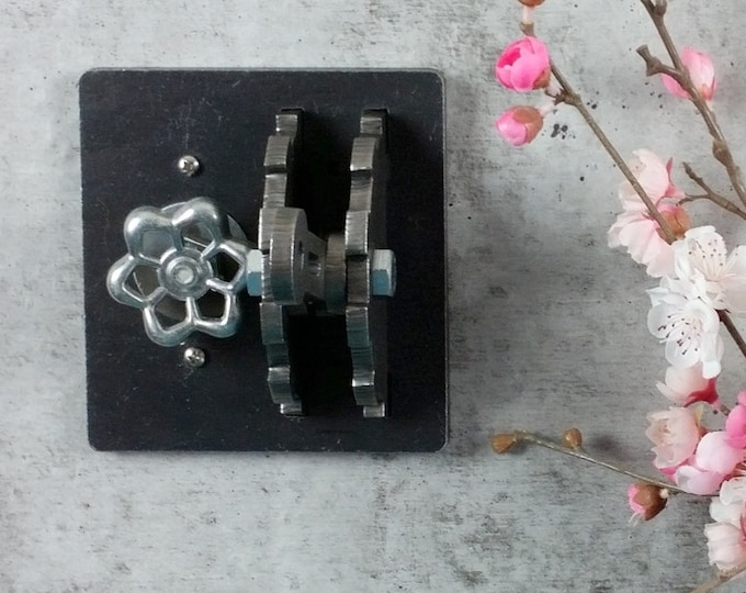 Dimmer Light Switch Cover / Double-gang / Gear & Lever / Steel - Etsy