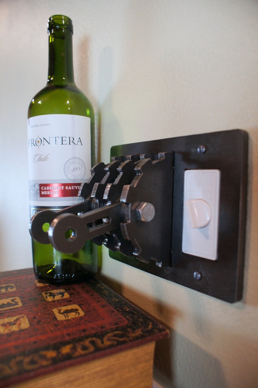 Steampunk Industrial Triple-gang Light Switch Cover & Dimmer. Unique ...