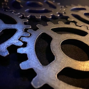 Gear Coasters / Steampunk Gear / Steel Coaster / Sprocket / Steel Gear ...