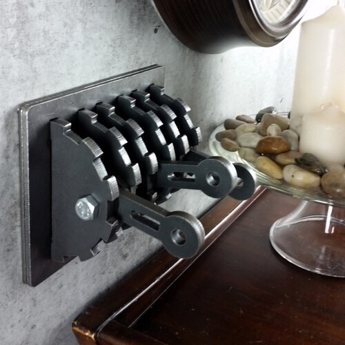 Double Light Switch Cover / Gear / Lever / Steampunk / | Etsy