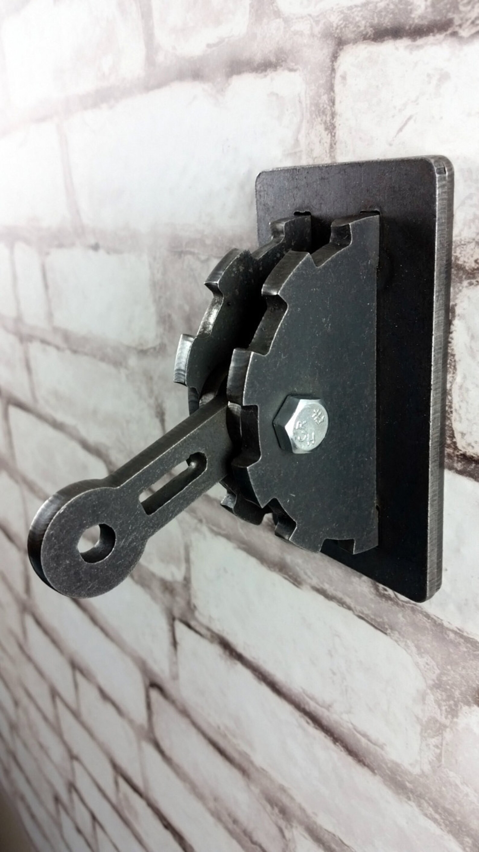 Steampunk Gear Light Switch Cover with Lever /Steel/ | Etsy