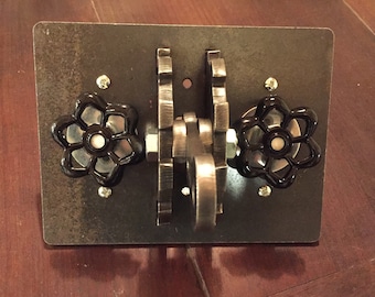 Industrial Steampunk Light Switch Plate With Rocker or Dimmer - Etsy