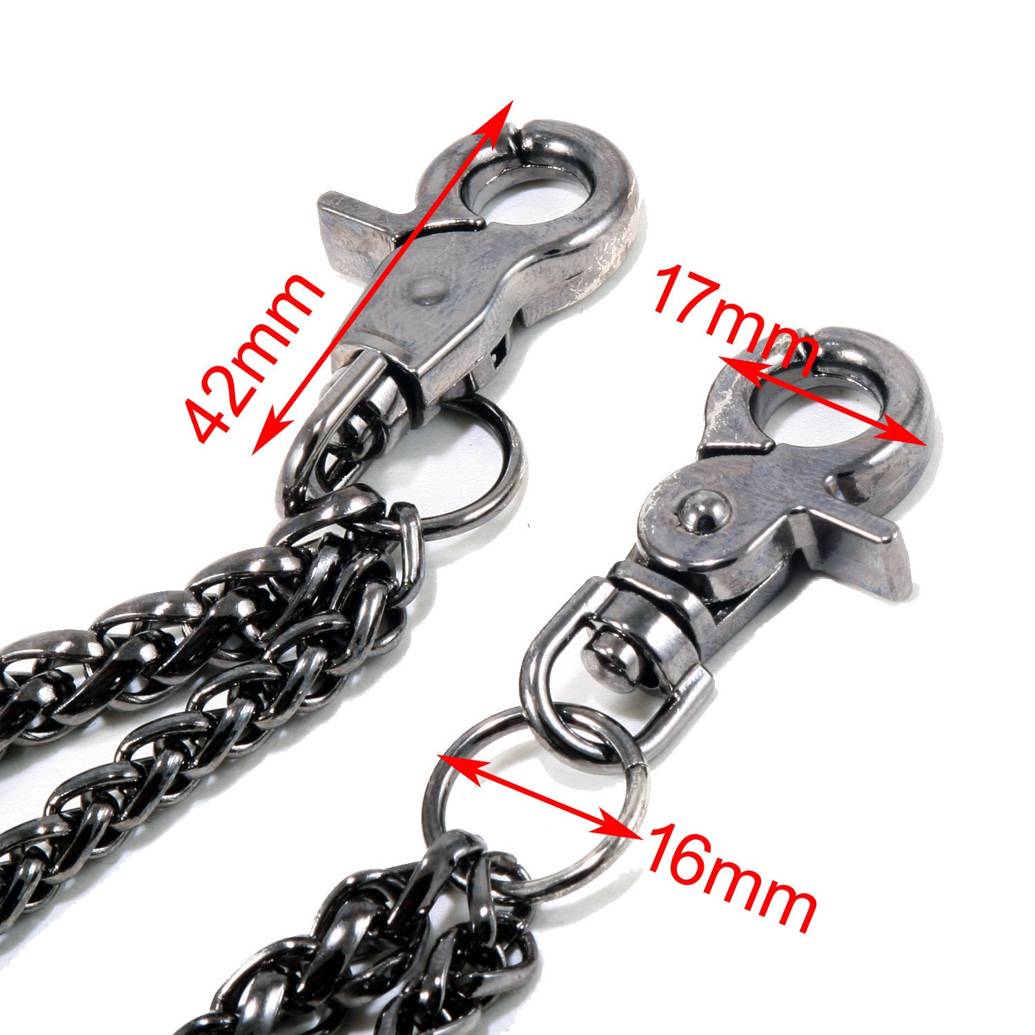 Doublek 2 Roof Durable Biker Key Jean Wallet Chain 24 - Etsy