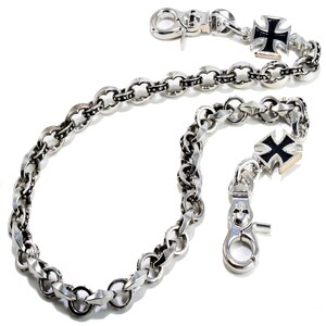Doublek Iron Cross Pendant Biker Key Jean Wallet Chain CS111 - Etsy