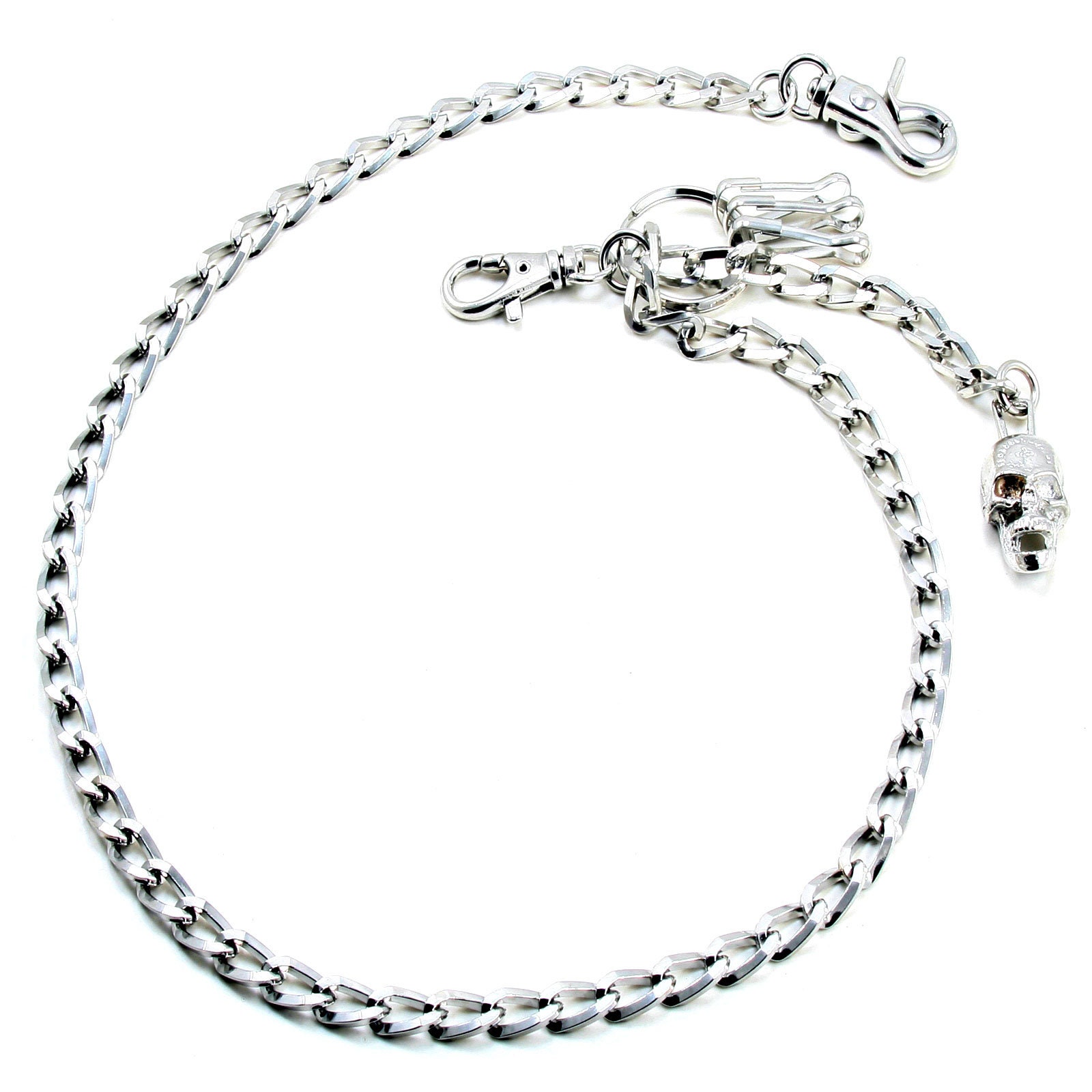 Doublek Skull Basic Biker Key Jean Wallet Chain 26.5 | Etsy