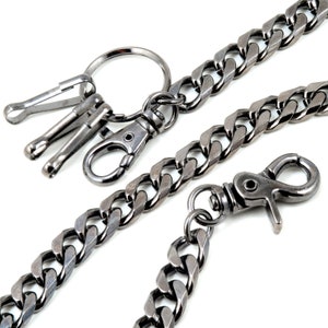 Doublek Basic Leash Heavy Linked Jeans Wallet Key Chain - Etsy