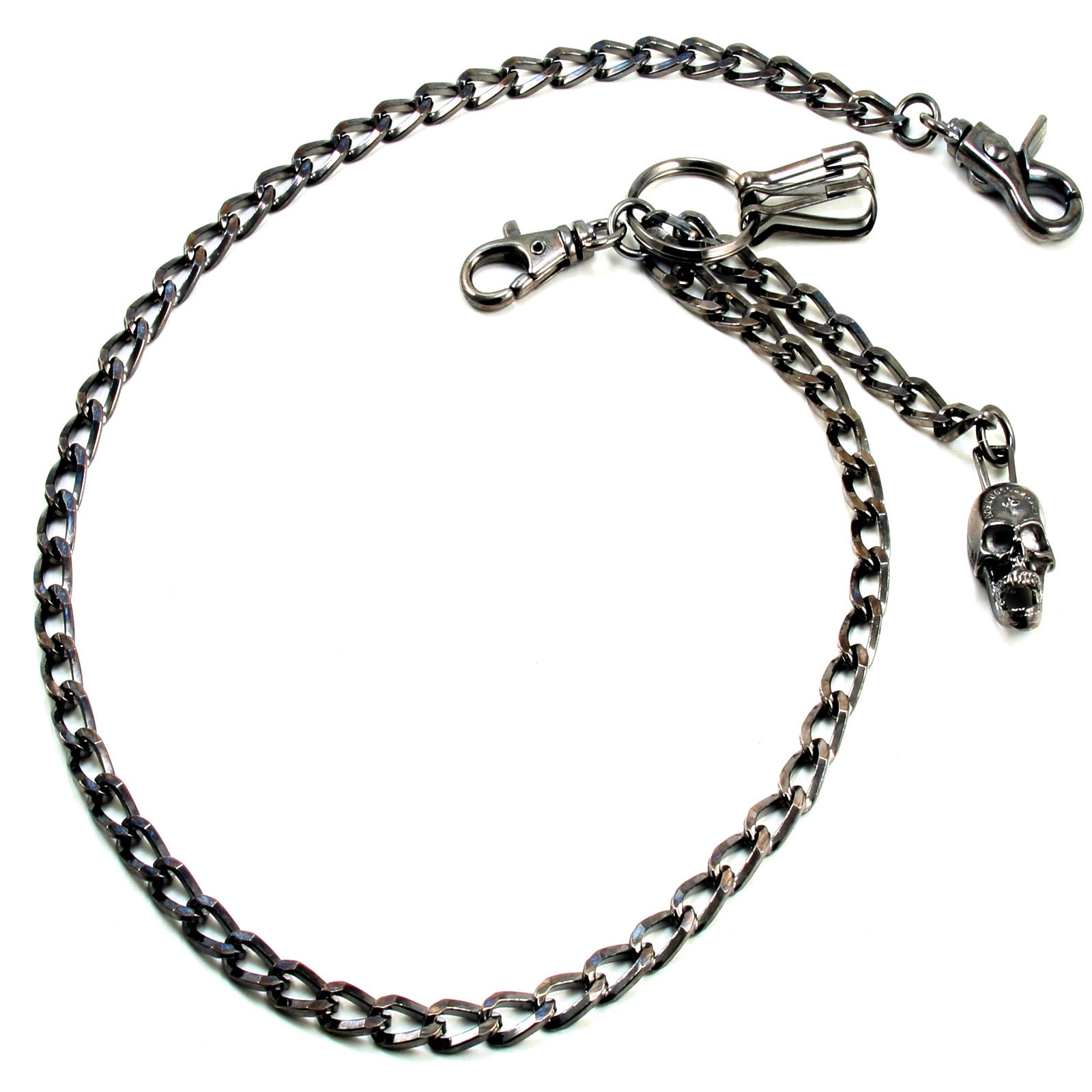 Doublek Skull Basic Biker Key Jean Wallet Chain 26.5 | Etsy